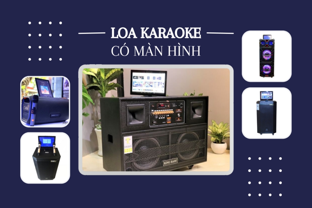 TOP 7 loa karaoke có màn hình được ưa chuộng nhất hiện nay